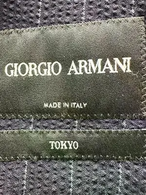 Giorgio Armani Double-breasted Pinstripe Blazer