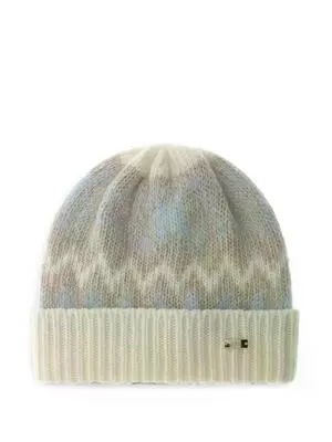 Herno Jacquard-knit Beanie Hat