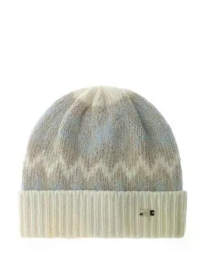 Herno Jacquard-knit Beanie Hat