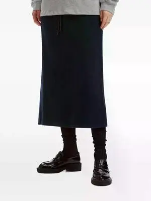 TOUT A COUP Drawstring-waist Midi Skirt