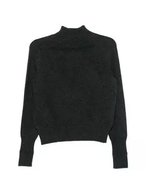 Victoria Beckham Marie Roll Neck Sweater - Grey