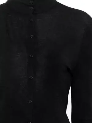 ALYSI Button-up Turtle-neck Sweatshirt