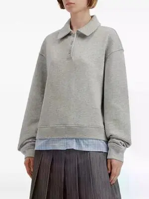 TOUT A COUP Layered-detail Polo Shirt