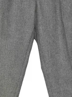 PROFUOMO Pleated Tapered Trousers - Grey