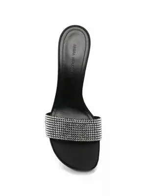 Amina Muaddi Andreea Crystal-embellished Sandals