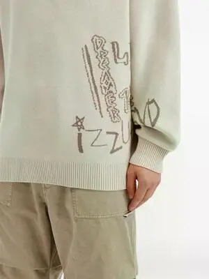Izzue Graffiti-print Sweater