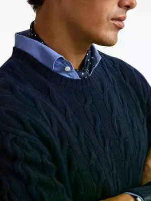 Ralph Lauren Purple Label Cashmere Cable-knit Sweater