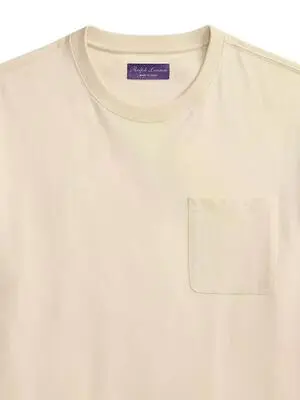 Ralph Lauren Purple Label Pocket-detail T-shirt - Neutrals