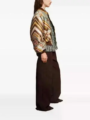ALEMAIS La Rosa Jacquard Bomber Jacket