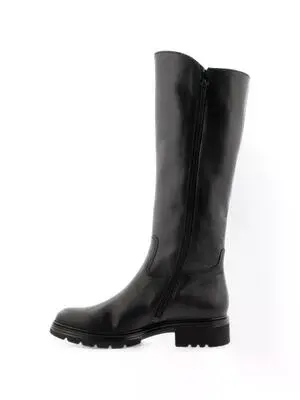 Gabor Knee-high Zip Detail Leather Boots