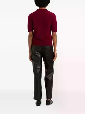 Chinti & Parker Brushed-finish Short-sleeve Polo Top
