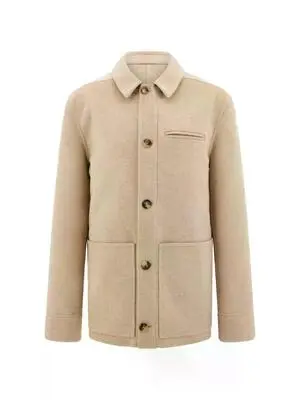 FERRAGAMO Double Wool And Cashmere Blouson