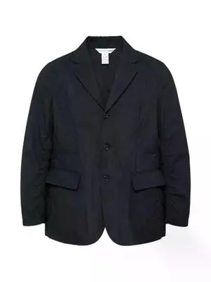Comme Des Garçons Ruched Pinstripe Jacket