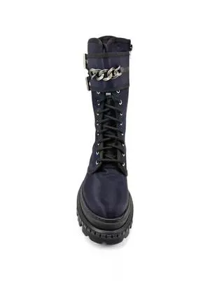 MADISON MAISON Buckled Chain-detail Boots