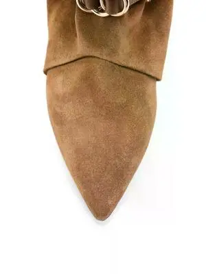 Isabel Marant Étoile Edrik Ring-detail Ankle Boots - Brown
