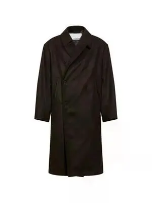 COSTUMEIN Single-breasted Wool Coat - Brown