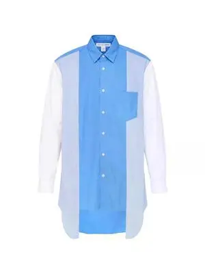 Comme Des Garçons Panelled Long-line Shirt