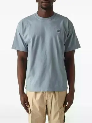 Stone Island 2100030 Combed Organic Cotton Jersey T-shirt - Blue