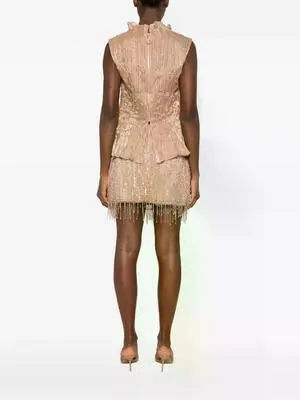 Aje Chloe Crinkled Sleeveless Top