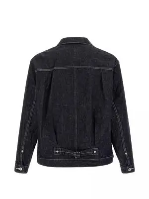Comme Des Garçons Pleated Detail Denim Jacket