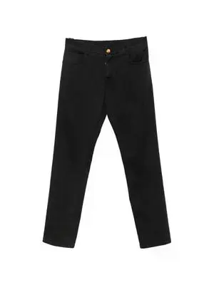 Stefano Ricci Logo-plaque Jeans - Black
