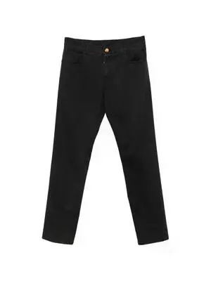 Stefano Ricci Logo-plaque Jeans - Black