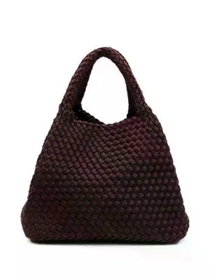 MARREA Woven Neoprene Shoulder Bag - Red