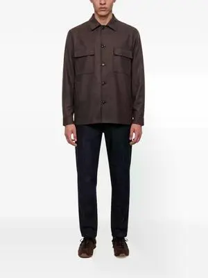 BRIGLIA 1949 Button-up Pocket-detail Jacket