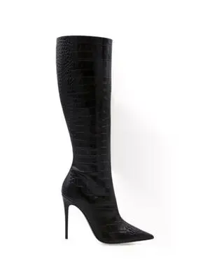 Paris Texas Croc-effect Heeled Boots