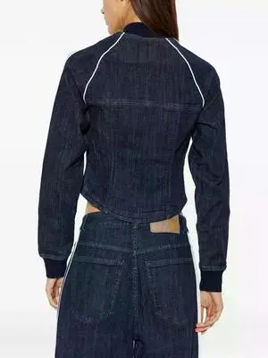 Adidas Superstar Corset Side-stripe Denim Jacket
