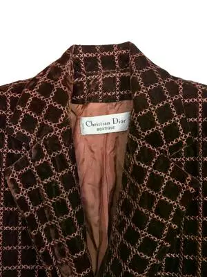 Dior 1992-1993 Check-pattern Blazer