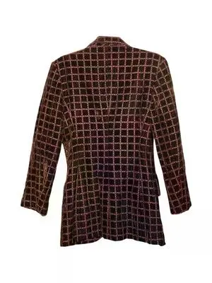 Dior 1992-1993 Check-pattern Blazer