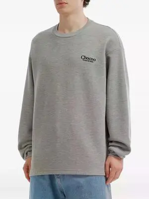 CHOCOOLATE Waffle-knit Logo-print T-shirt