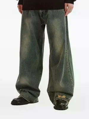 Izzue Distressed Faded-wash Jeans
