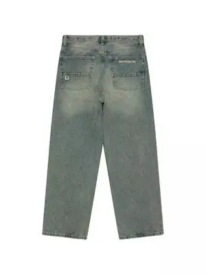AAPE BY *A BATHING APE Logo-embroidered Straight-leg Jeans