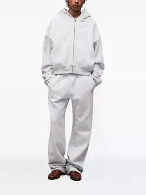 ENTIRE STUDIOS ENTIRE STUDIOS Zip-Up Dropped-Shoulder Hoodie Grey