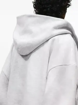 ENTIRE STUDIOS Zip-up Dropped-shoulder Hoodie - Grey