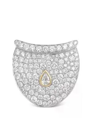RAINBOW K Dune Diamond Single Earring In 14k White Gold - Silver