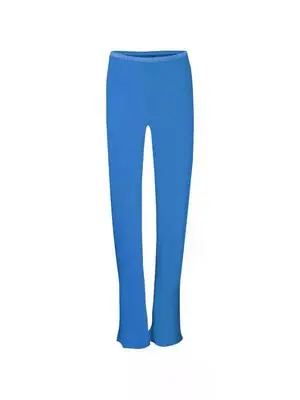 PETER COHEN Bias Wide-leg Silk Trousers