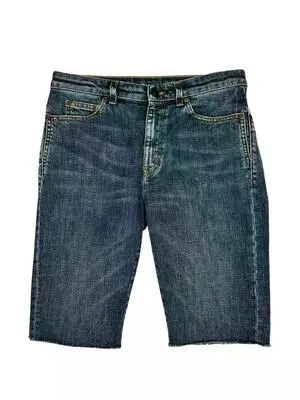 Saint Laurent Cropped-hem Shorts