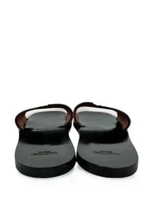 Valentino Garavani Vlogo Slides - Black