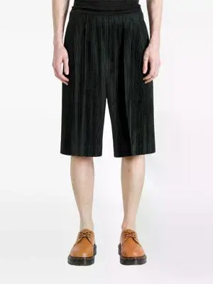 Issey Miyake Monthly August Pleated Shorts - Grey