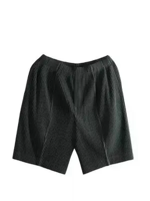 Issey Miyake Monthly August Pleated Shorts - Grey