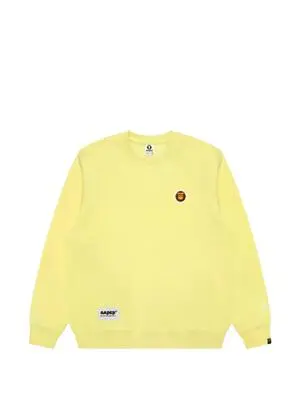 AAPE BY *A BATHING APE Logo-patch Sweatshirt - Yellow
