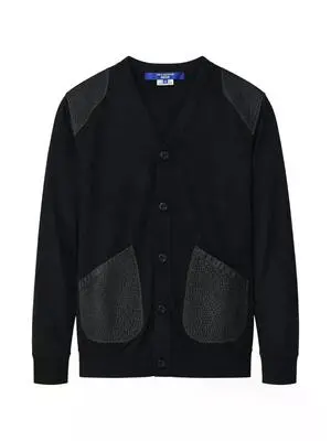 Junya Watanabe Elbow-patch Cardigan - Black