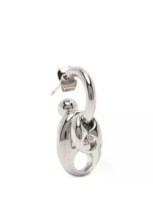 JUSTINE CLENQUET Akari Hoop Earrings - Silver