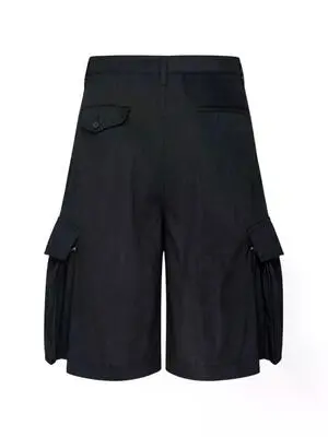 Comme Des Garçons Pinstripe-pattern Pleated Shorts