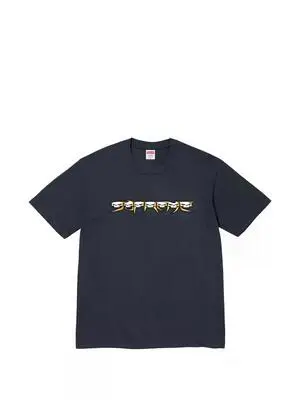 Supreme Skulls-print T-shirt - Black