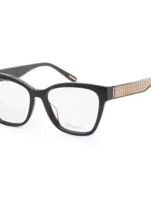 Chopard Grid-pattern Rectangle-frame Glasses