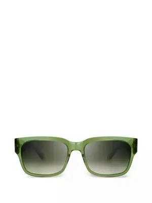 BUGATTI Square-frame Gradient Lens Sunglasses - Green